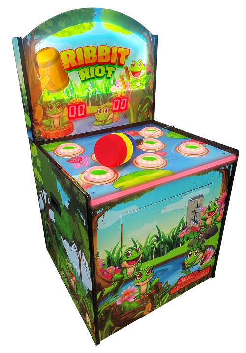 Whack-a-frog, Ribbit Riot Whack-a-Mole style Arcade Machine