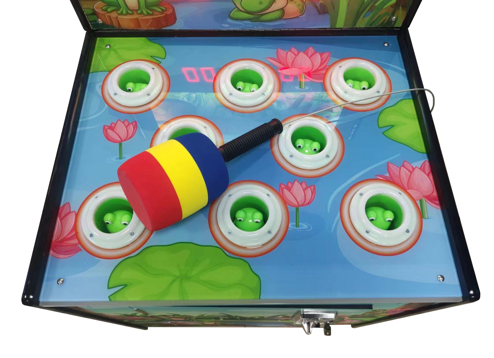 Whack-a-frog, Ribbit Riot Whack-a-Mole style Arcade Machine